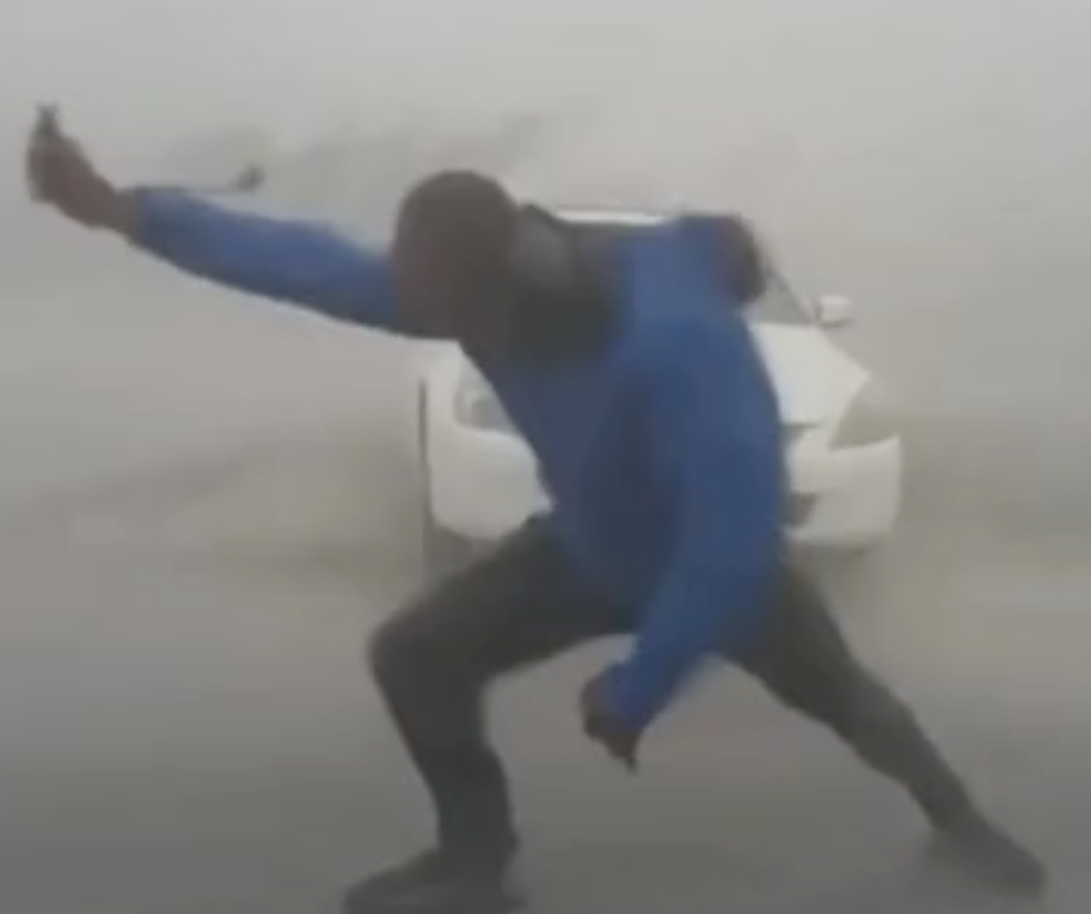 Caught in the Chaos: Storm Chaser Battles Hurricane Irma’s Fury!